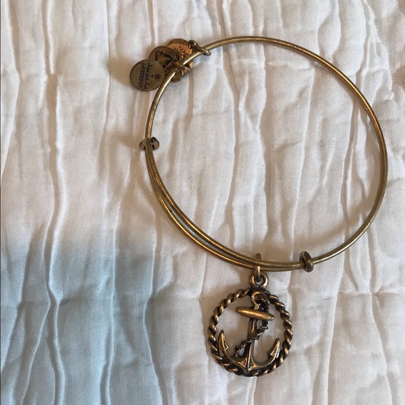 Jewelry | Alex Ani Anchor Charm Bangle | Poshmark